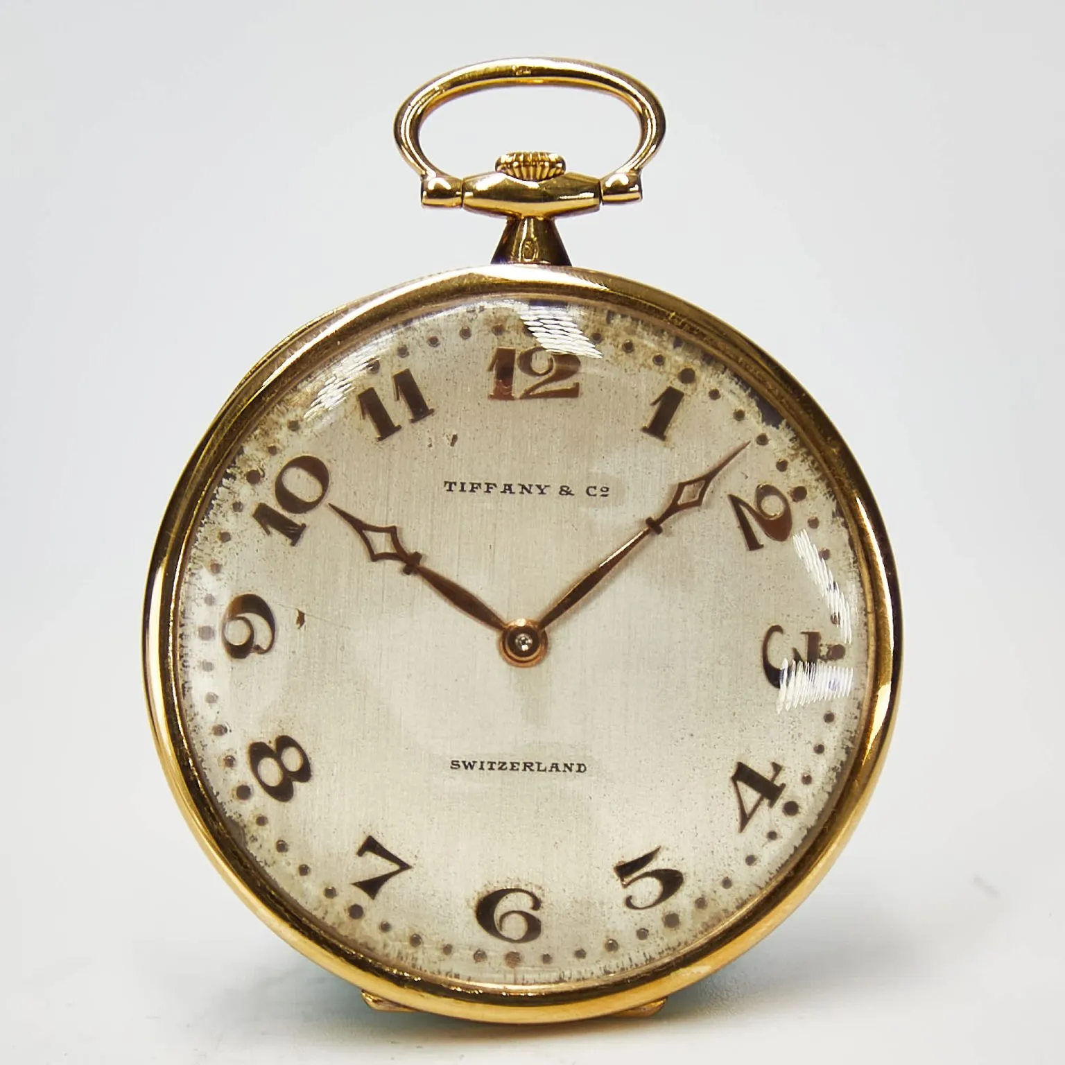 Tiffany Touchon Pocket Watch Platinum & 18k Yellow Gold – Watchworks